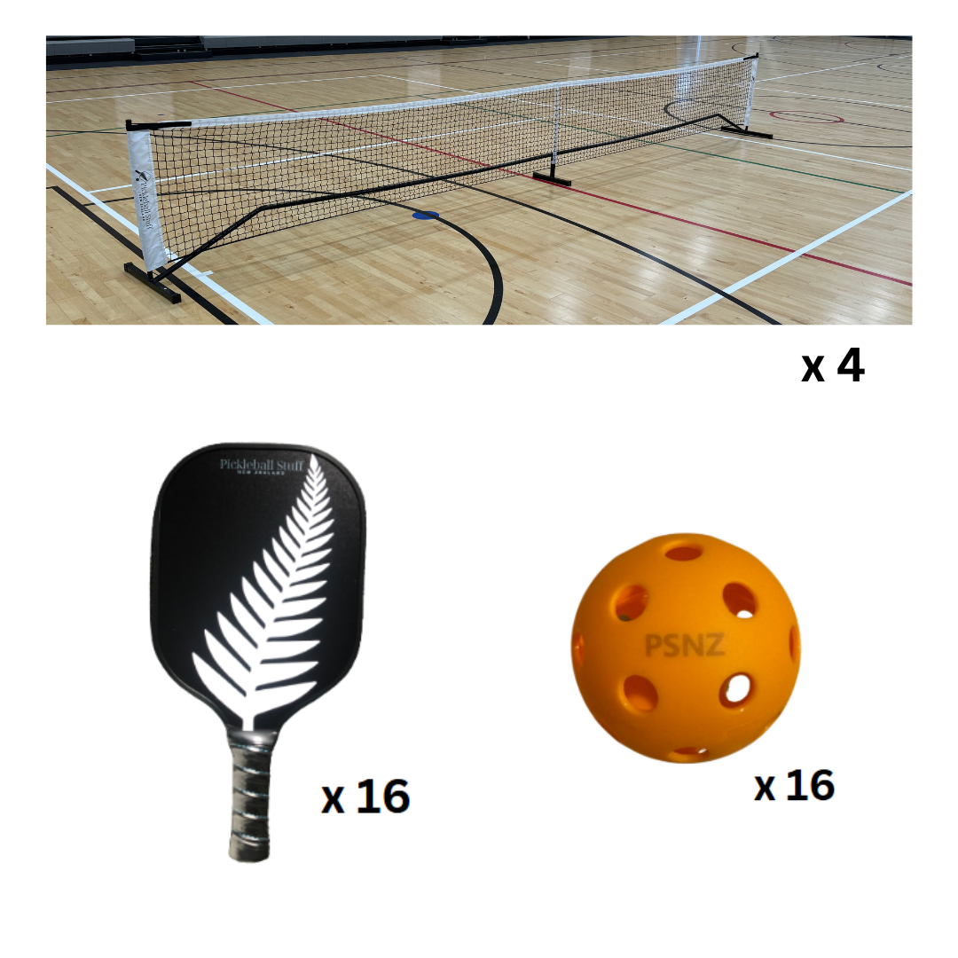 BACK JANUARY 2026 - Pickleball Stuff NZ - School / Club Startup Bundle
